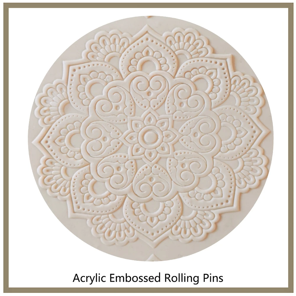 Rolling Pin Textured Embossing Fondant Cake | Embossed Rolling Pins ...