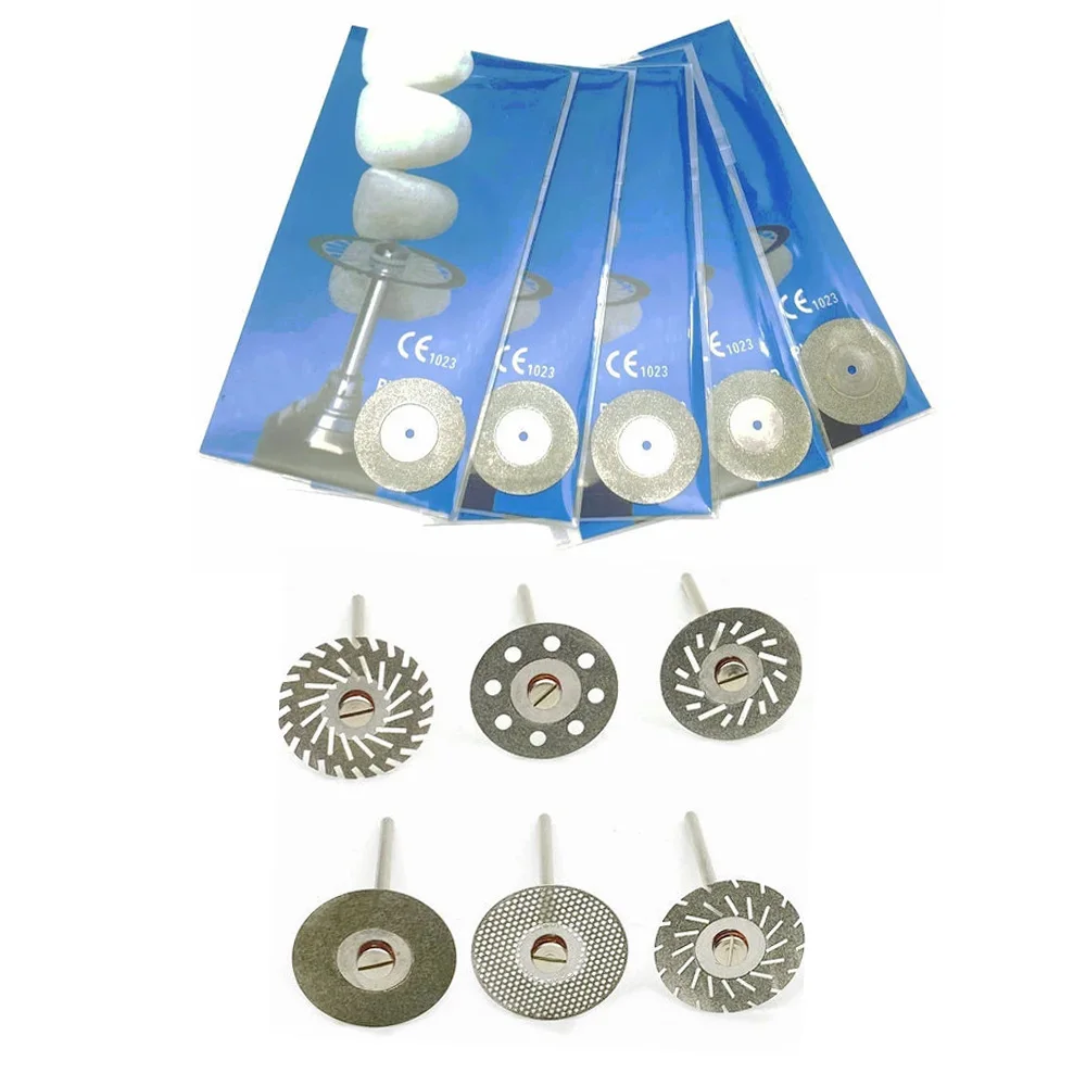 5Pcs-Set-Dental-Diamond-Disc-Disks-Double-Sided-Grit-Cutting-Disc-Tool ...