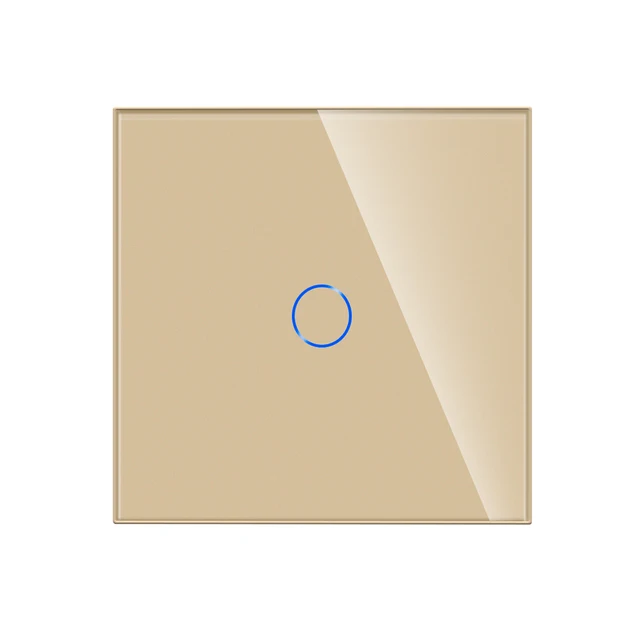 Bingoelec 1 Gang Intermediate Lépcsőkapcsoló Eu Master Slave Light Switch Fehér Szürke Kristály ...