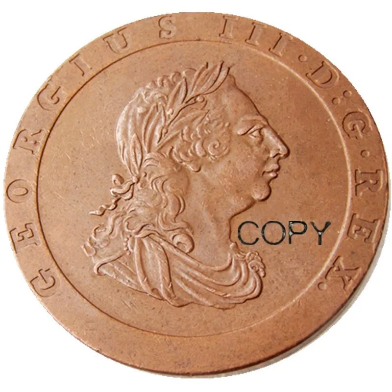 GEORGE III "CARTWHEEL" TWOPENCE,1797 Copper Copy Coin| | - AliExpress