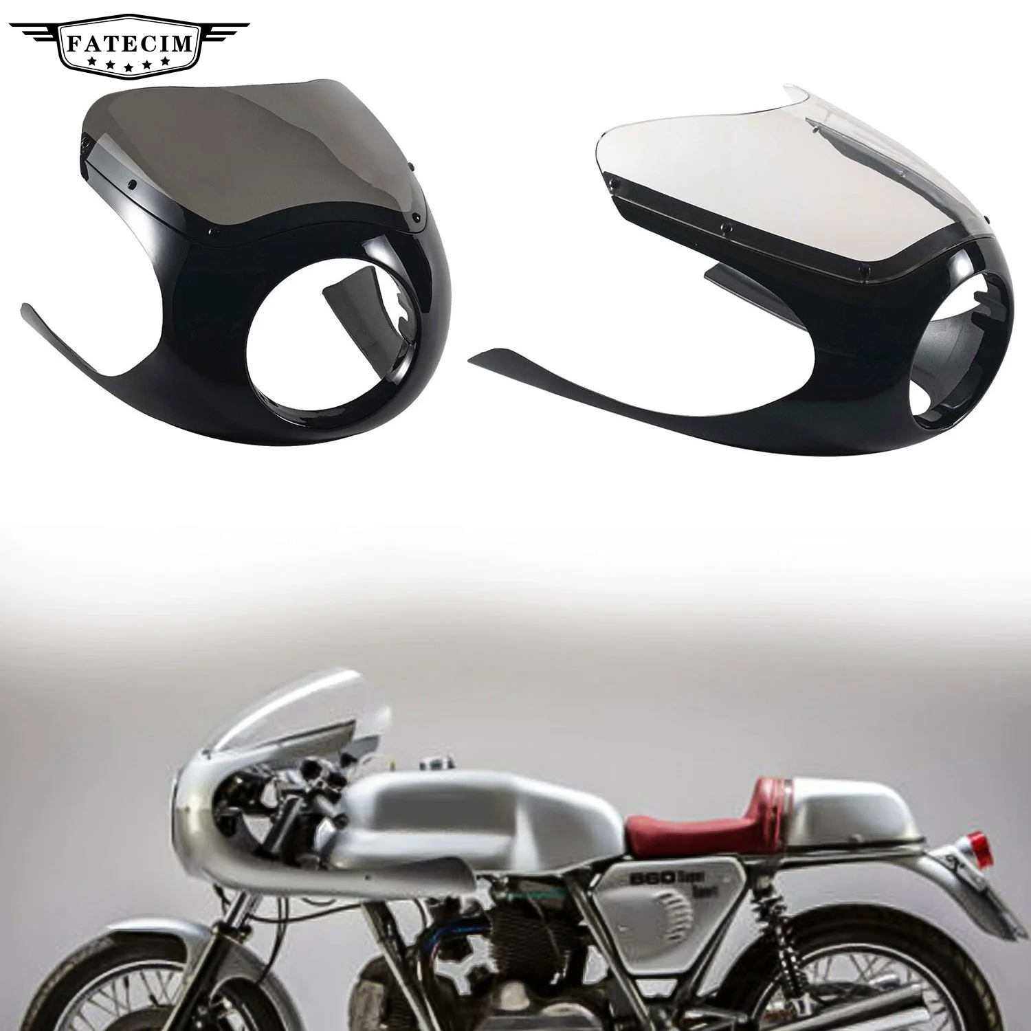Rickman-Style-Motorcycle-Fairing-Front-Fairing-Classic-For-Harley-Cafe ...