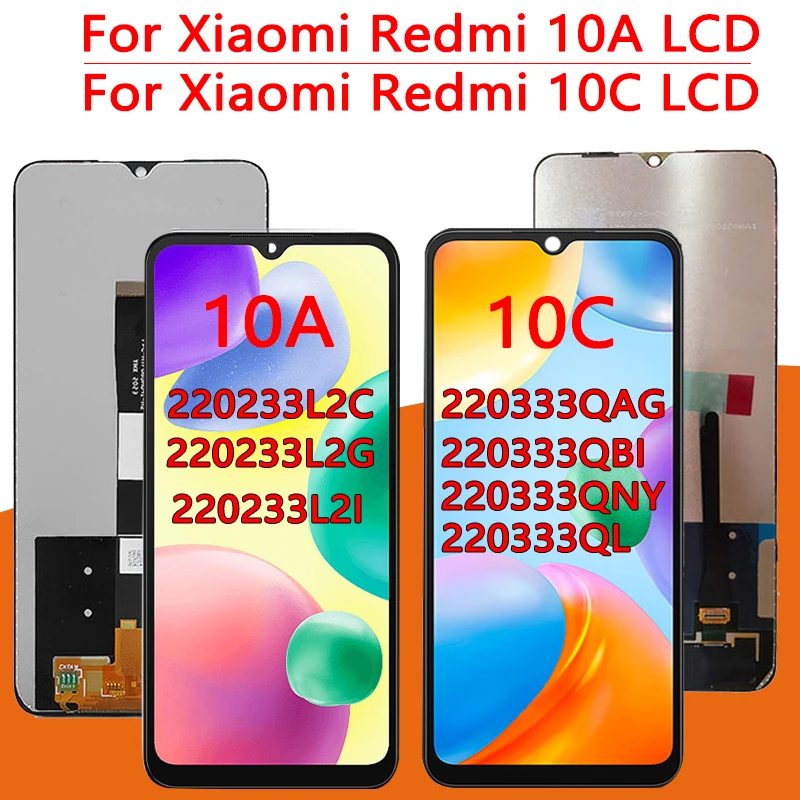 Original-100-Test-LCD-For-Xiaomi-Redmi-10C-220333QBI-LCD-Display-Screen ...