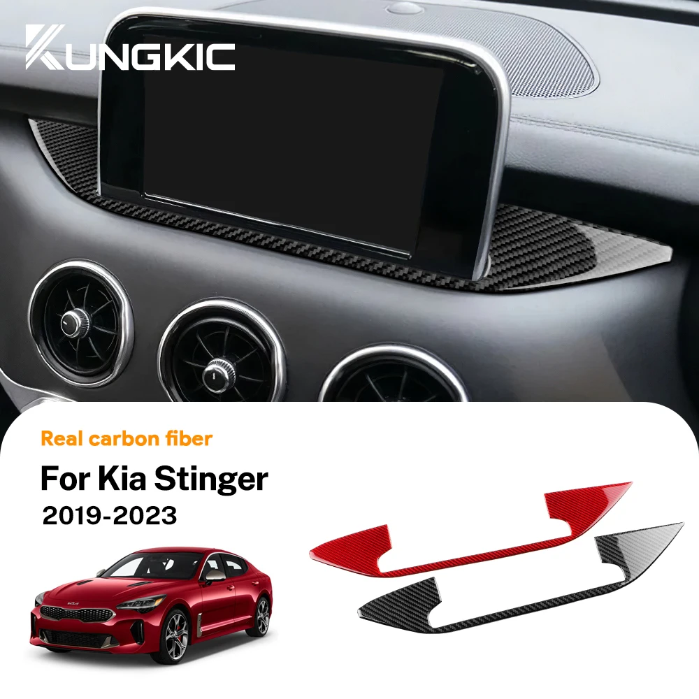 Real-Soft-Carbon-Fiber-Sticker-For-Kia-Stinger-2019-2020-2021-2022-2023 ...