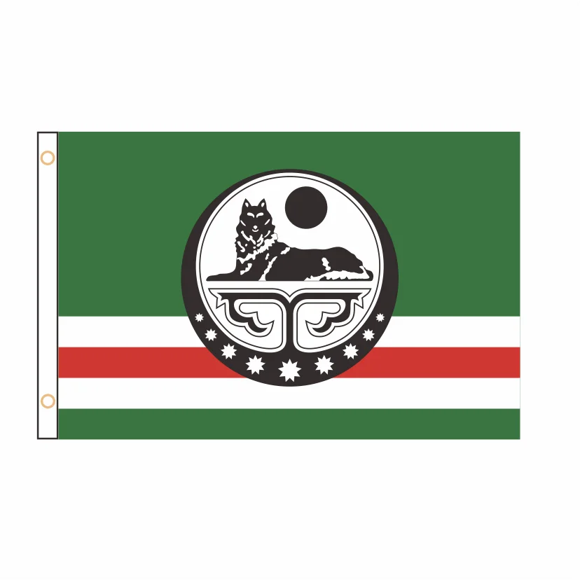 Chechen Republic Flag Chechnya Banner 2ft*3ft 3ft*5ft QZ-004 ...