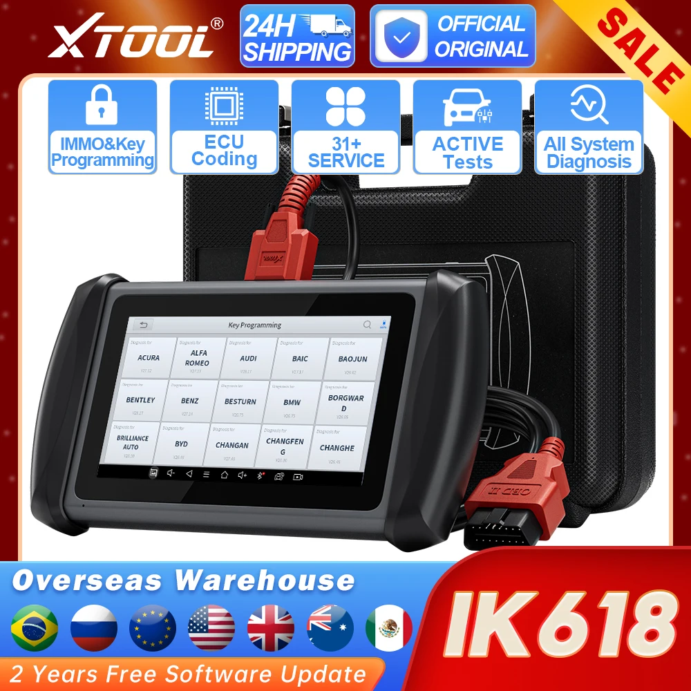 2023-XTOOL-InPlus-IK618-Auto-Car-OBD2-Diagnostic-Tools-X100PAD3-Key ...