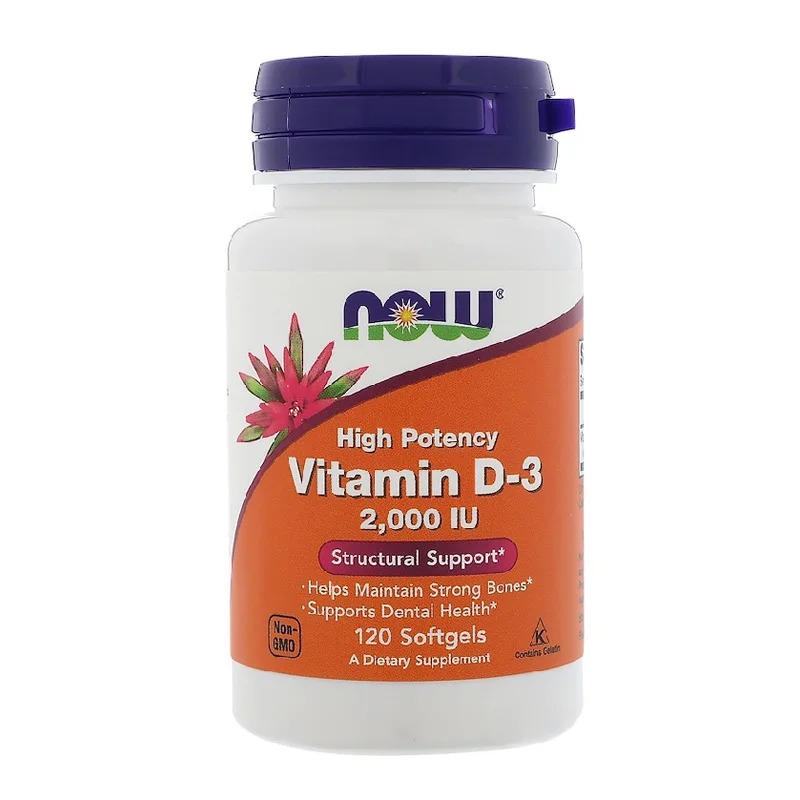 Vitamin-D3-2000-IU-Helps-Maintain-Strong-Bones-Supports-Dental-Health ...