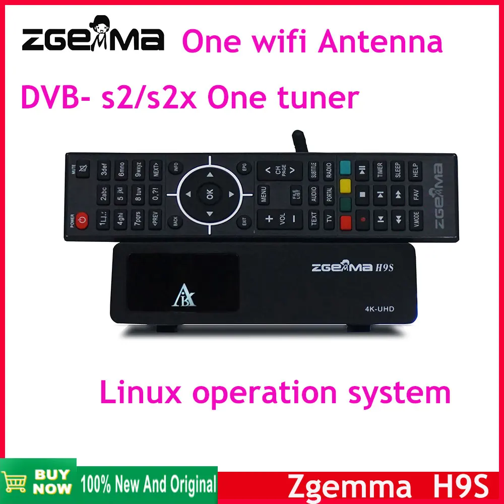 1pcs Latest Zgemma H9s Super Sale Zgemma H9s 300m Wifi 4k Uhd Tv Box H ...