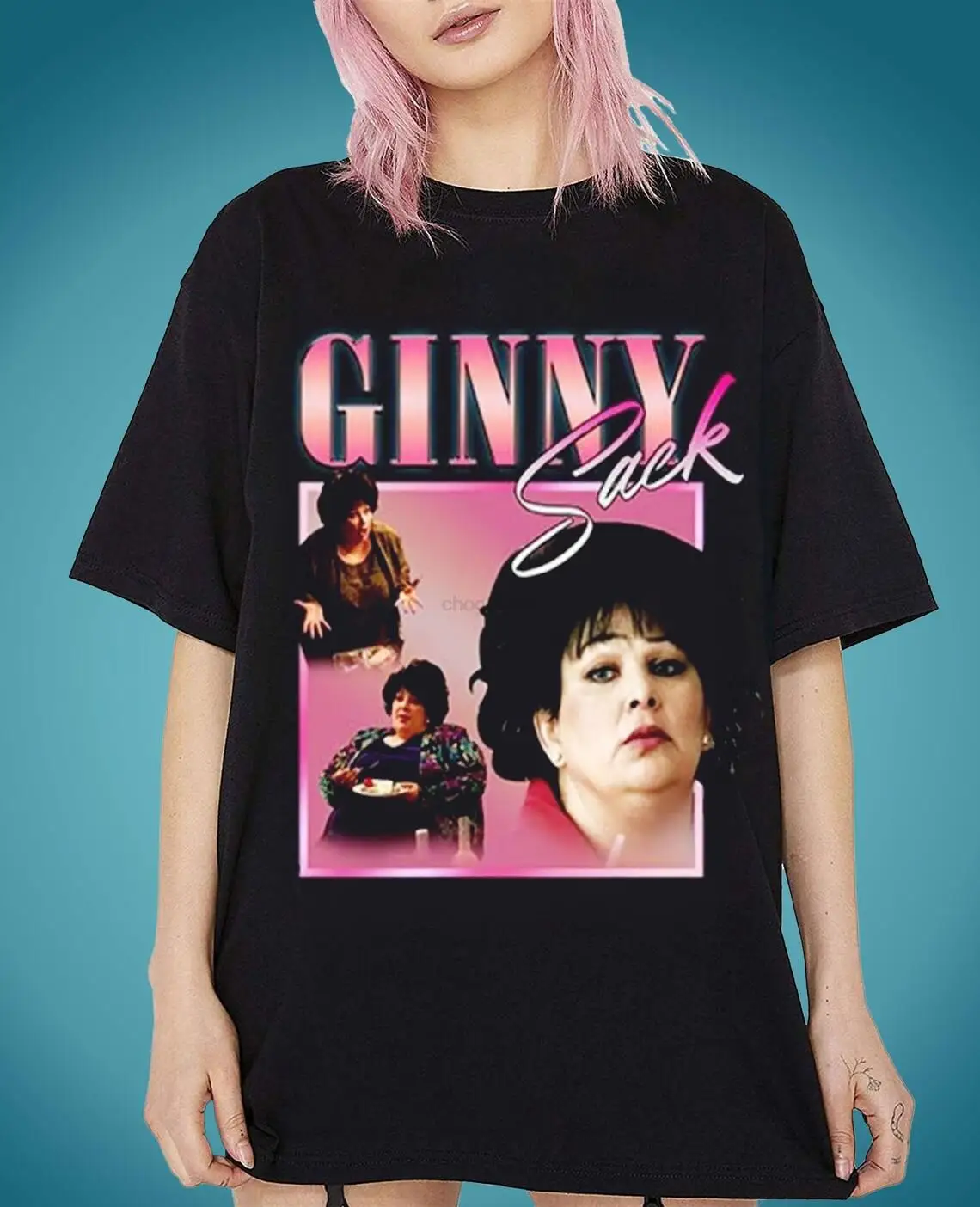 GINNY-SACK-Homage-T-shirt-Men-s-Women-s-Printed-Top-Funny-Tee-For ...