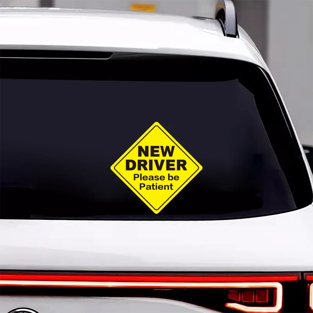 NEW-DRIVER-Warning-Car-Sticker-Auto-Motorcycle-Decoration-PVC-Sticker ...
