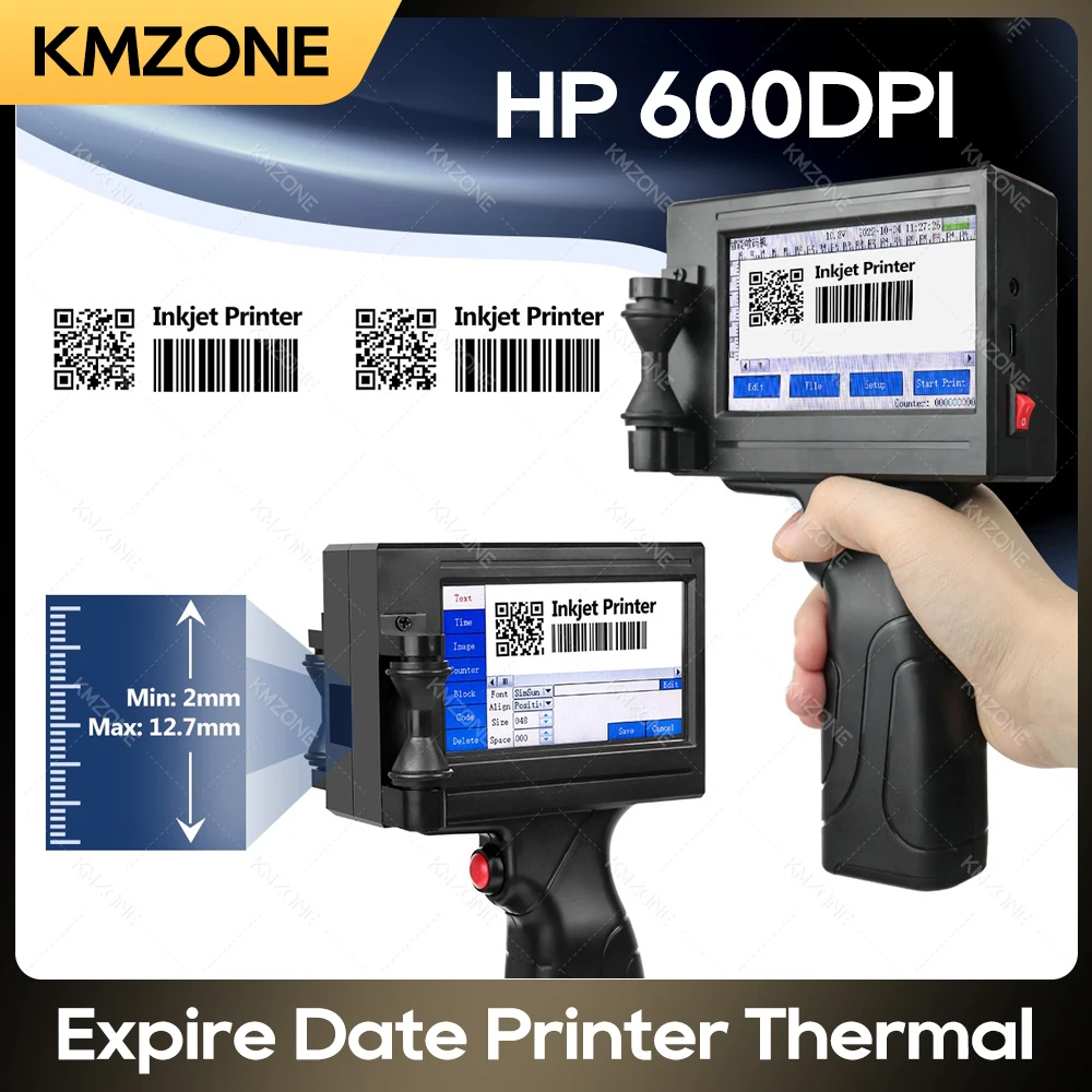 Handheld-Inkjet-Printer-12-7mm-with-Fast-Drying-Ink-for-Text-QR-Barcode ...
