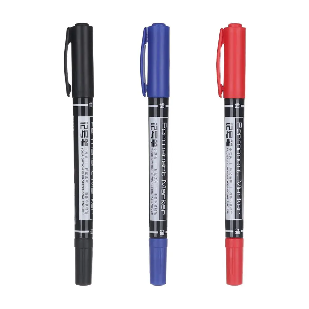1-3pcs-0-5-1-mm-fast-dry-permanent-sign-marker-pens-Colored-dual-tip ...
