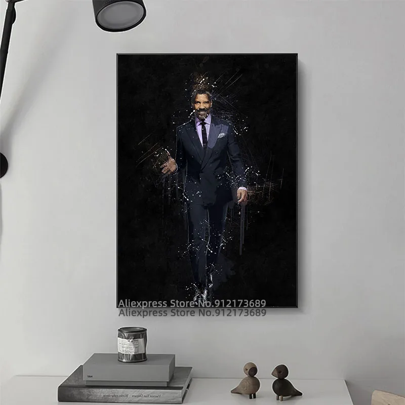 Denzel Washington Hand Print