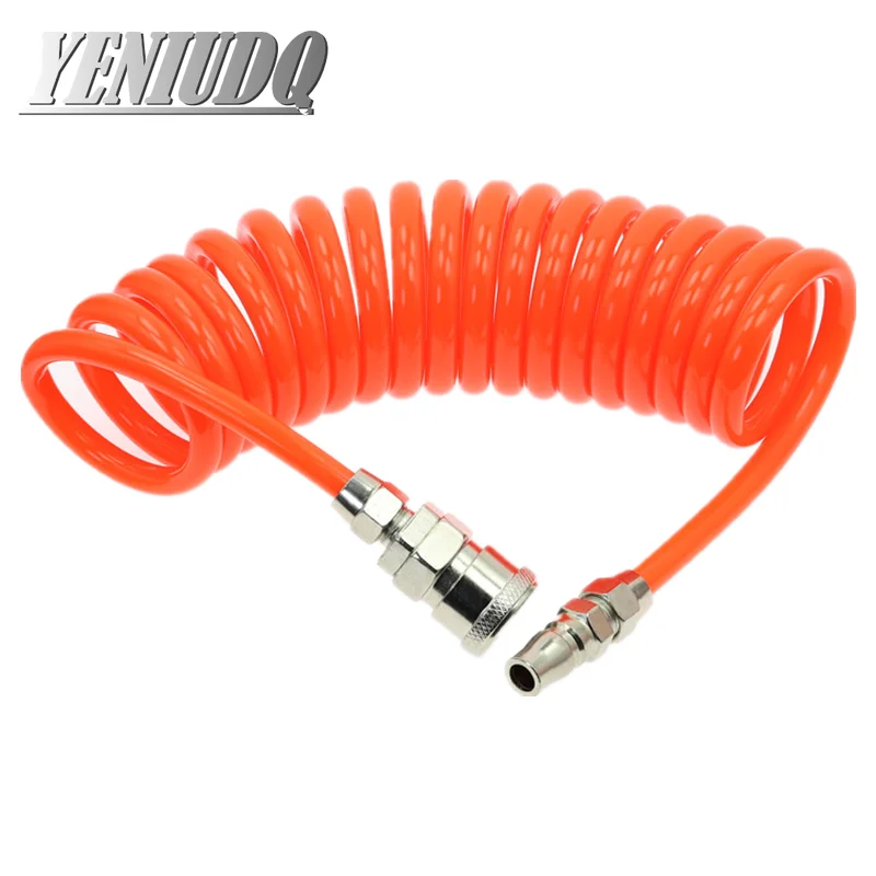 Spring Pipe 3M 6M 9M 12M 15M Flexible PU Recoil Hose Tube for ...