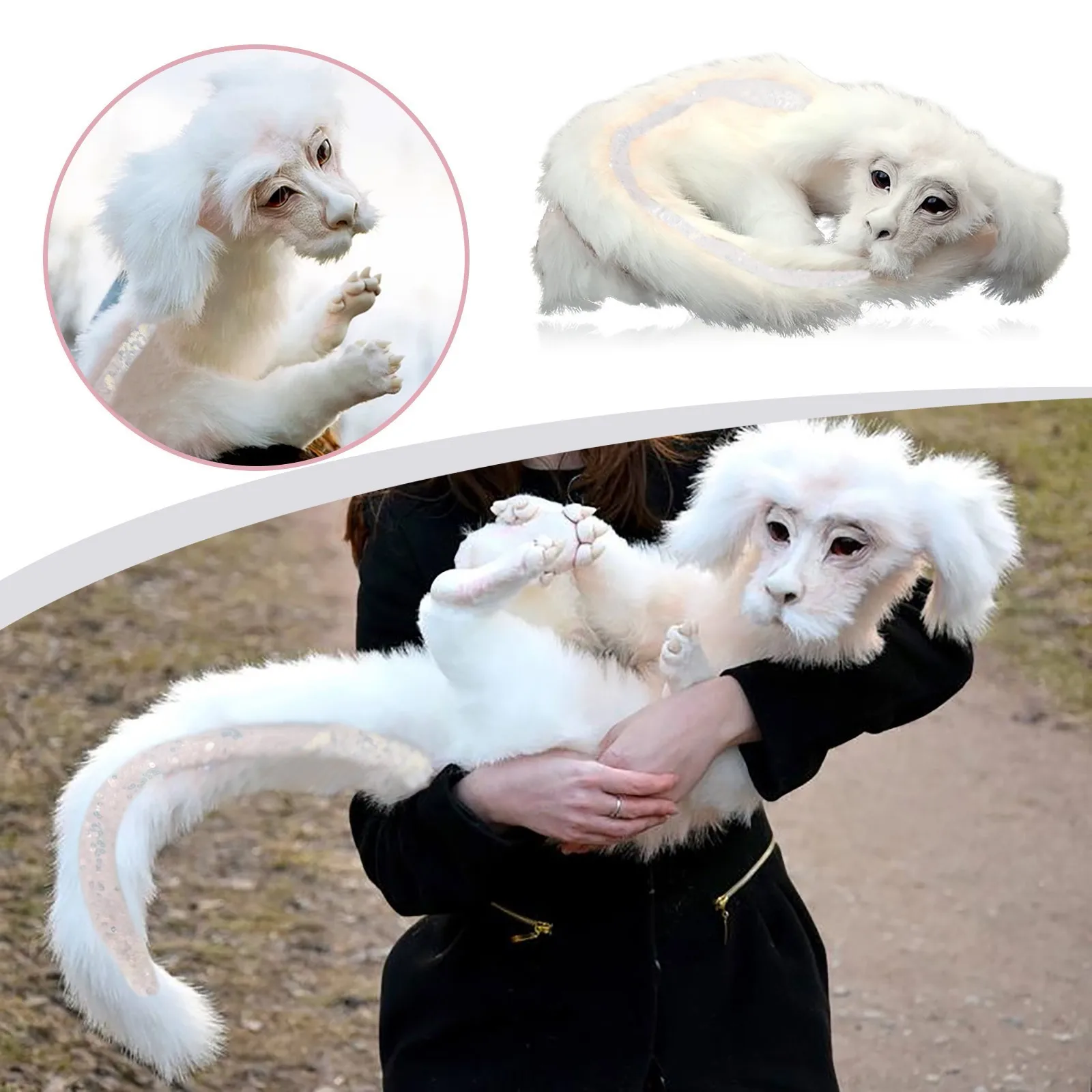 Funny-Present-Plush-Doll-Worm-From-Labyrinths-Falkor-From-The ...