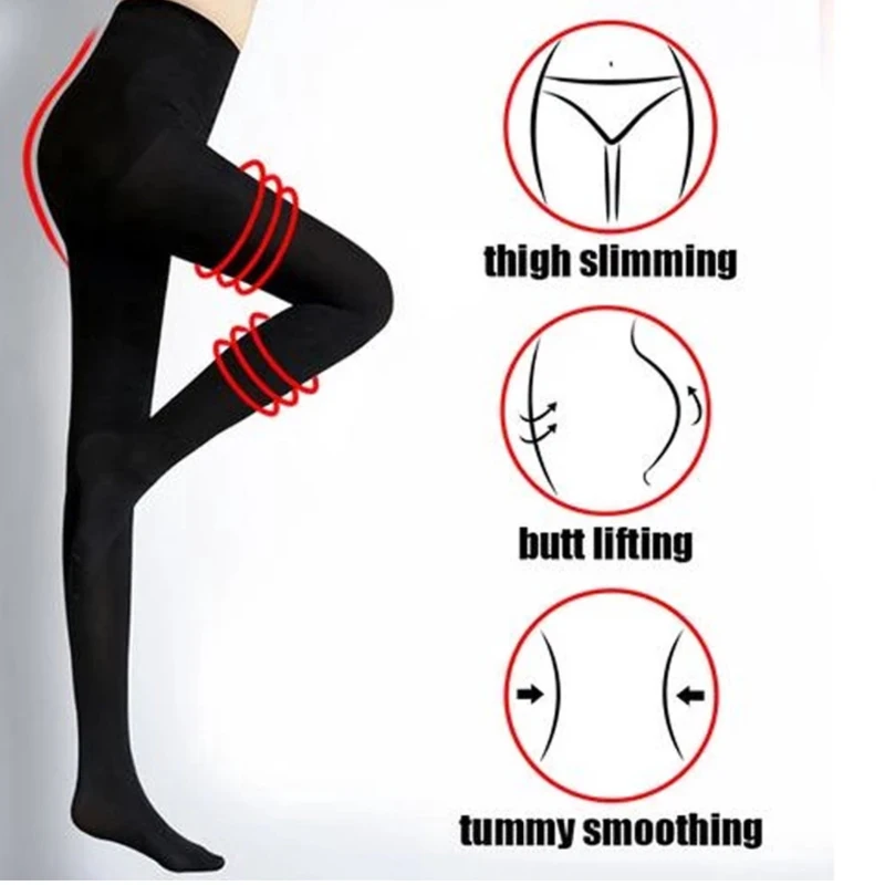 Beige Collants amincissants pour femmes, collants de Compression, Anti ...