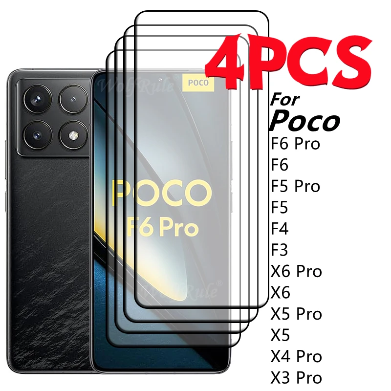 2-4pcs-For-Poco-F6-Pro-Glass-Poco-F6-Pro-Glass-Full-Cover-Glue-9H ...