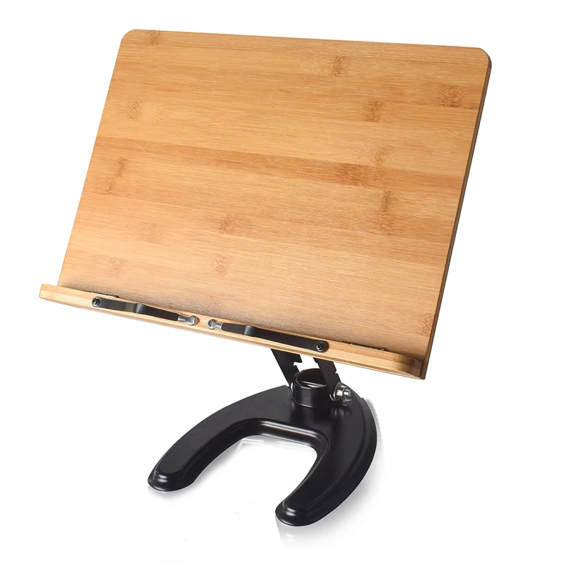 Foldable-Multifunction-Bamboo-Bookshelf-Holder-Stand-For-Reading ...