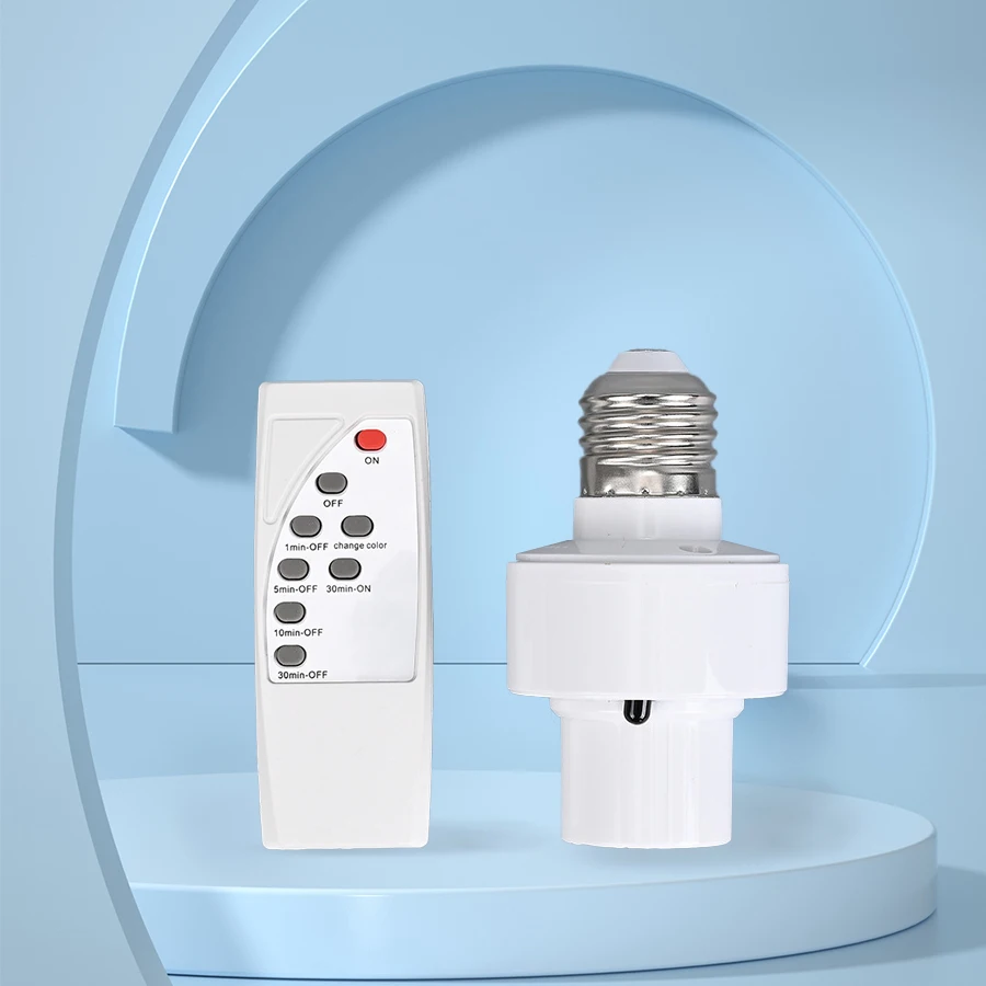 Wireless-Infrared-Smart-E27-Lamp-Holder-Conversion-Remote-Control-Lamp ...