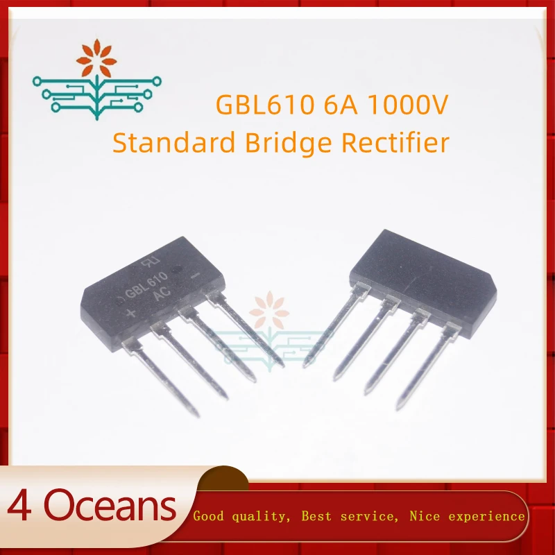 10pcs Gbl206 Gbl06 Gbl08 Gbl408 Gbl410 Gbl610 Bridge Rectifiers Single ...