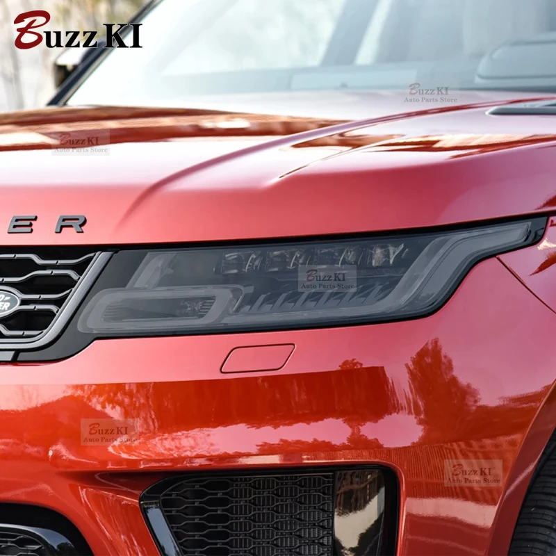 2 Pcs For Range Rover Sport L494 2014-Present Car Headlight Tint Black ...