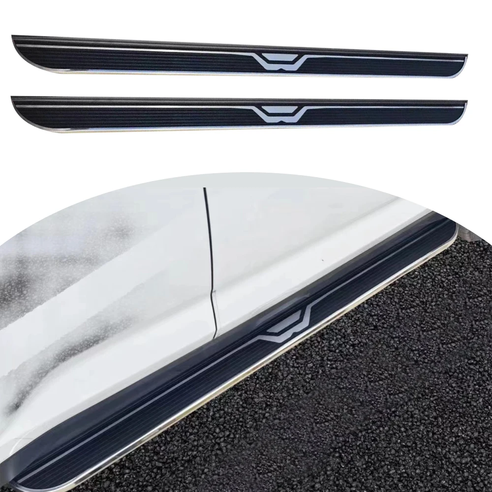 Aluminum Step Pedal For SUV 2-Piece Fixed Running Boards For Toyota ...