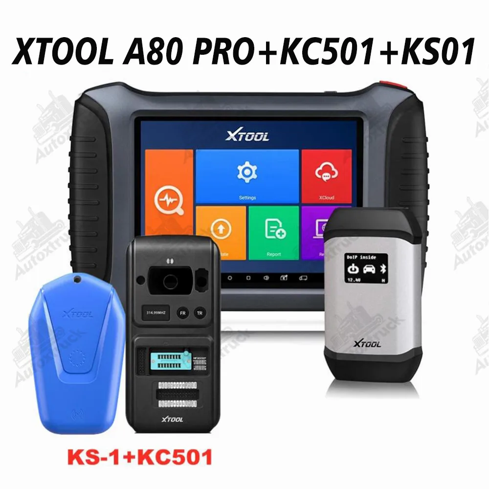 XTOOL Sistema completo A80 Pro KC501 / KS 1 A80 PRO, programación de ...