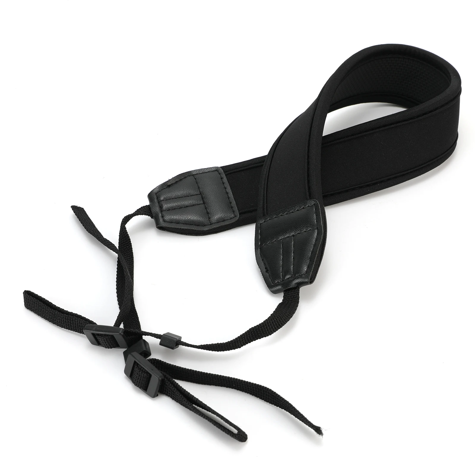 Neoprene Strap | Neck Strap | Camera Strap - Black Elastic Neoprene ...