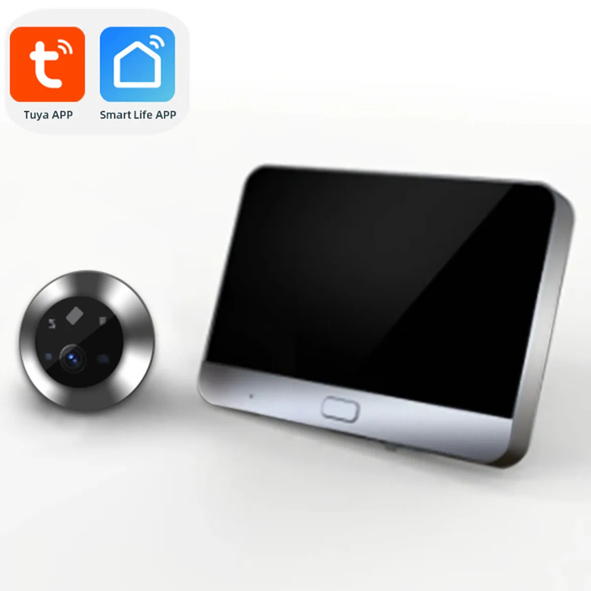 4-3inch-IPS-Screen-2MP-1080P-Tuya-Smartlife-APP-WIFI-Doorbell-130Degree ...