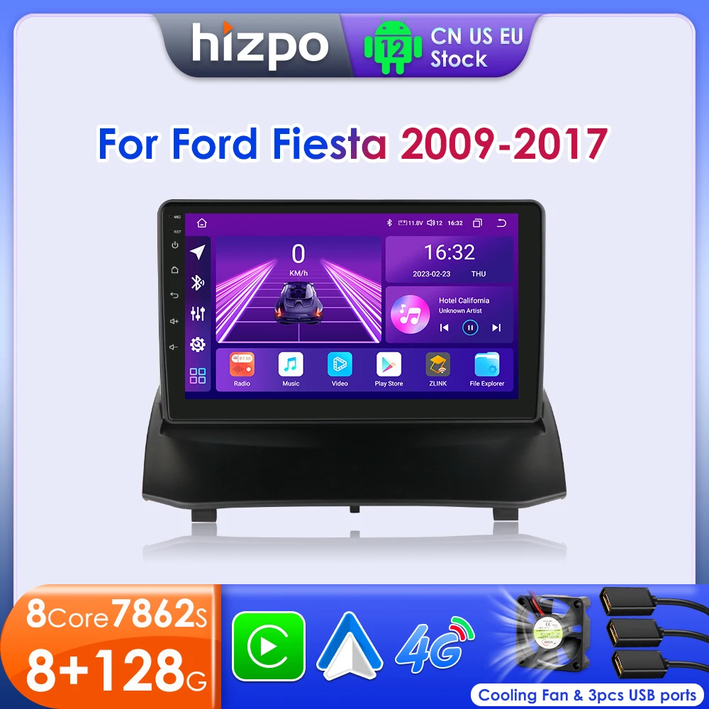 Hizpo-Autoradio-pour-Ford-Fi-C-9-2009-2017-2Din-Android-Limitation ...