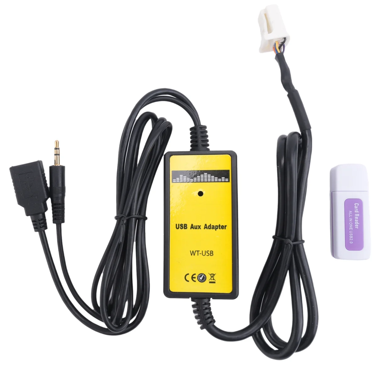 6 + 6PIN Car Radio Digital USB MP3 Interface CD Changer Adapter with 3 ...