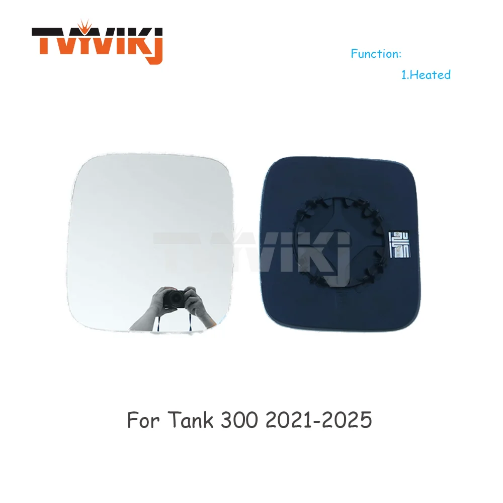 Left Right Side car mirror glass For Tank 300 2021-2025 Heated Side ...