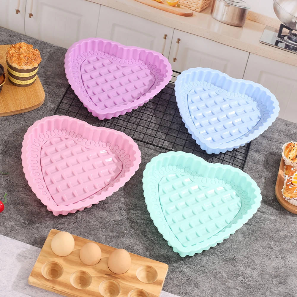 3D-Cake-Mold-Heart-Shaped-Cake-Chocolate-Silicone-Mold-Silicone-Baking ...