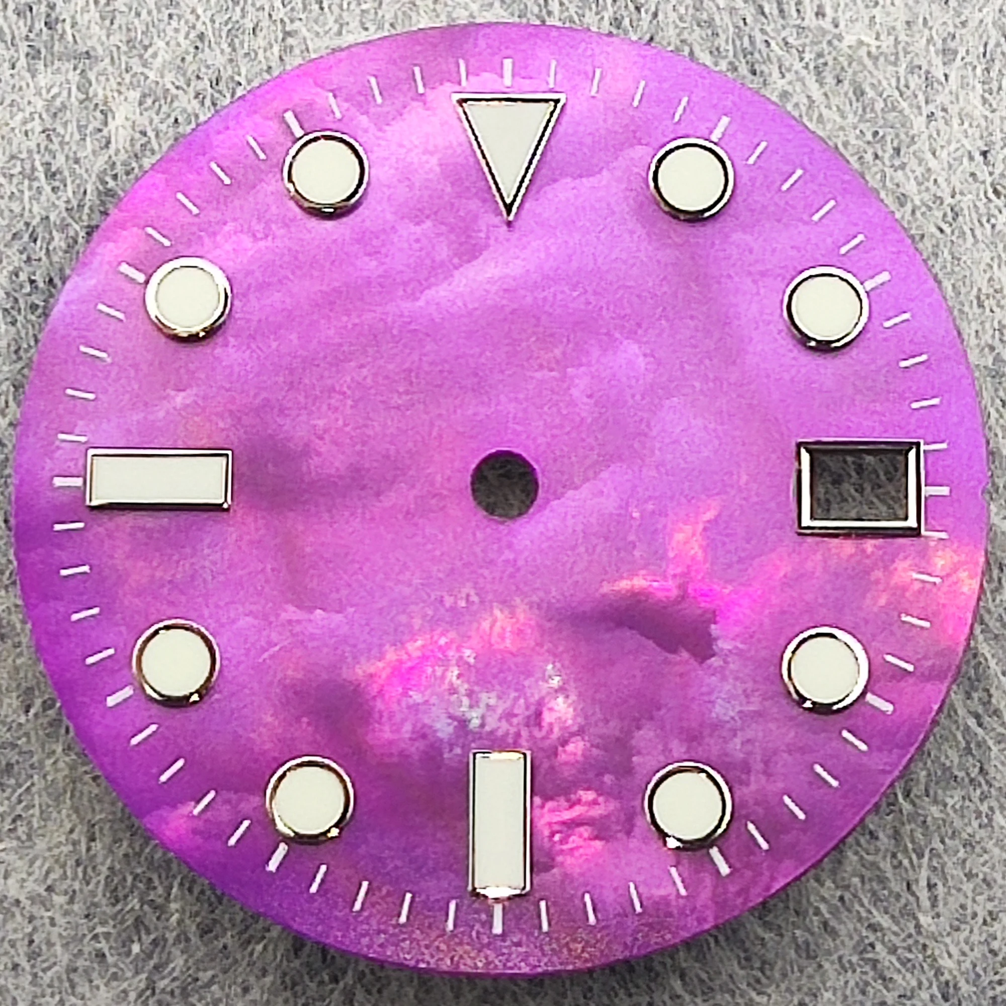 NH35 dial Glitter Dial 28.5mm Aseptic dial for NH35 / 4R35 watch ...