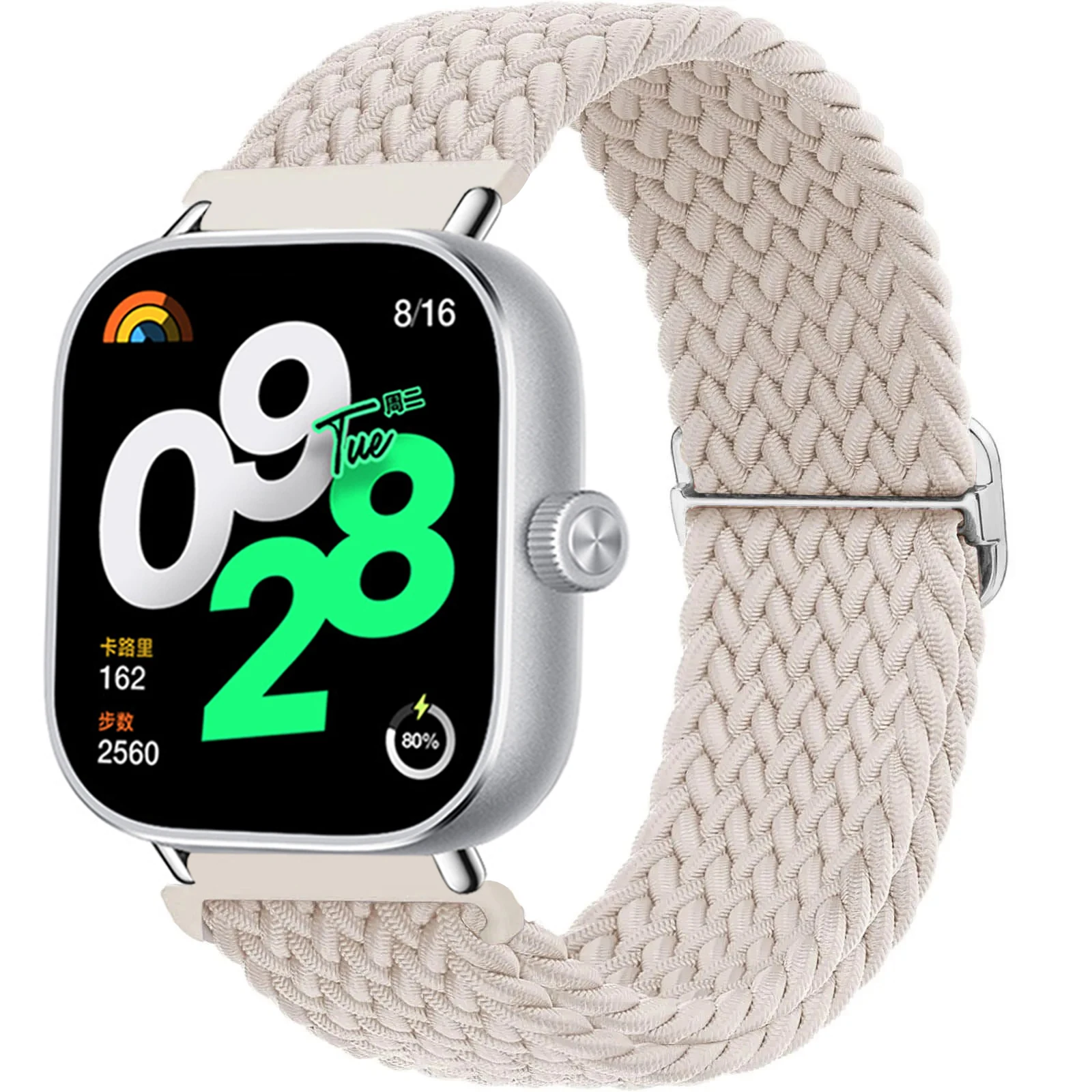 Braided-Loop-Strap-for-Redmi-Watch-4-Strap-Adjustable-Nylon-Band-belt ...