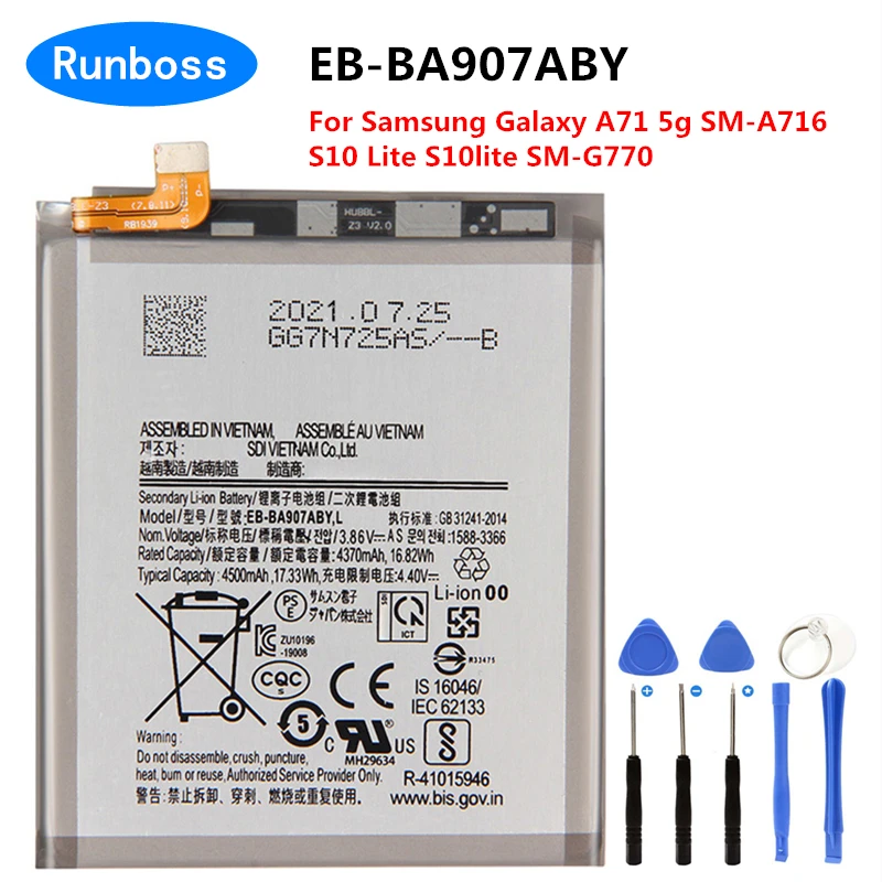 New Original 4500mAh EB BA907ABY Mobile Phone Battery For Samsung ...