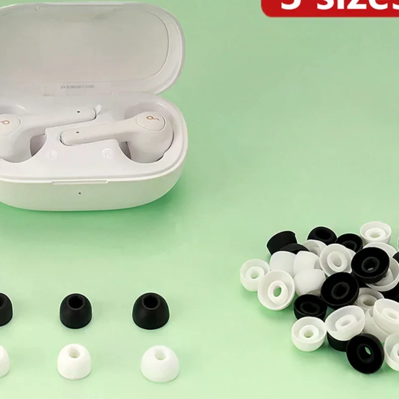 3 Sizes Silicone Ear Tips For Soundcore Liberty 4 NC Earbuds Eartips ...