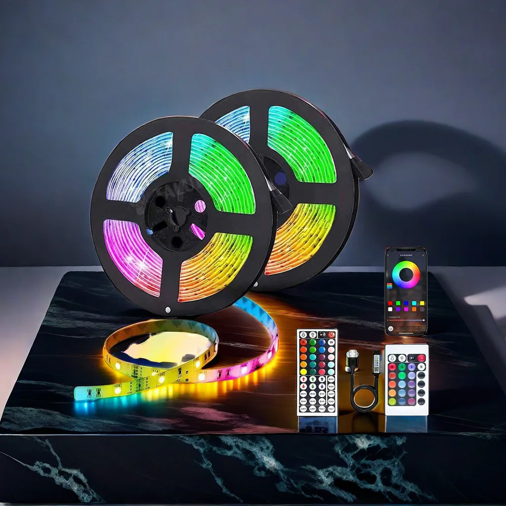 2024-New-RGB-LED-Strip-Light-5050-2835-Flexible-LED-Light-Strip-12V-RGB ...