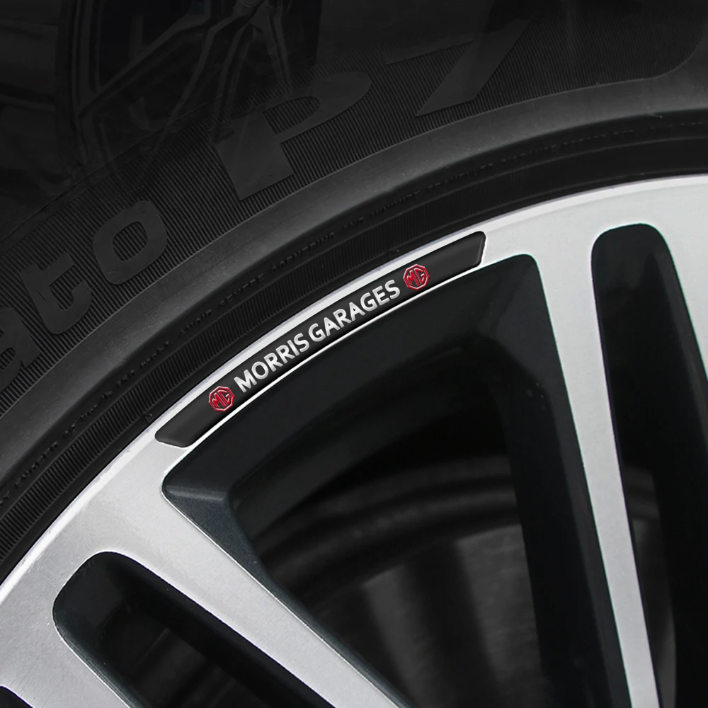 4pcs Aluminum Car Styling Wheel Rims Decoration Stickers Car ...