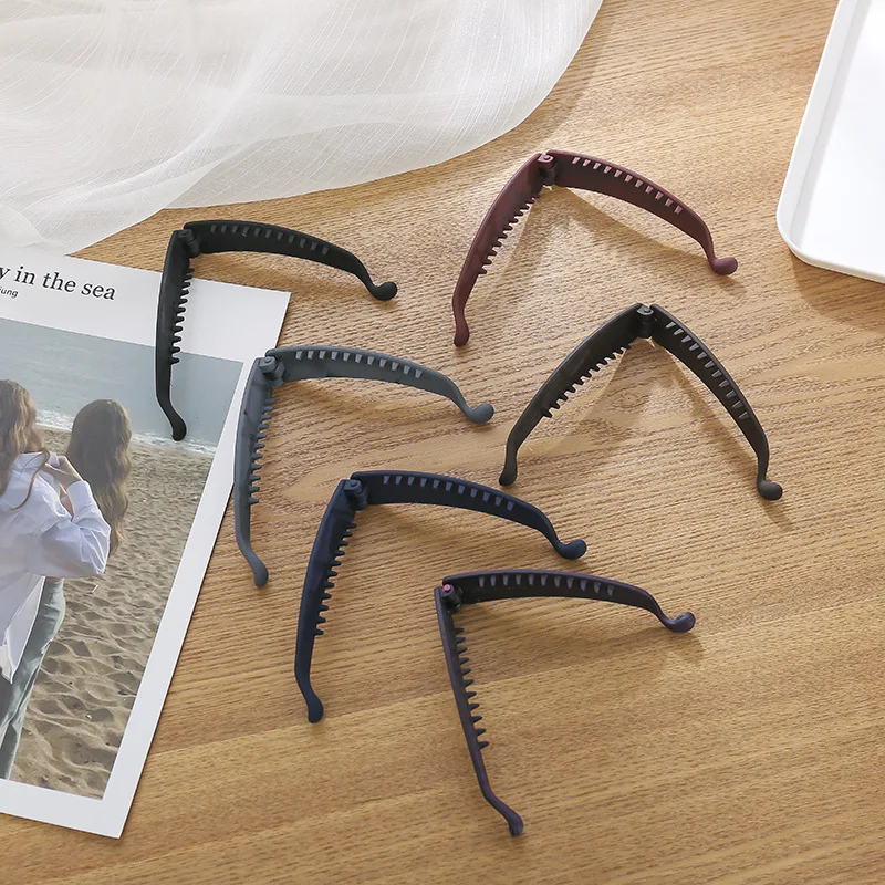 1Pcs-Banana-Clip-Solid-Color-Frosted-Hair-Clips-for-Women-Fashion-Hair ...