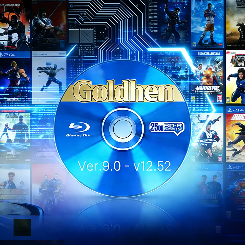 GoldHEN para PS4 Jailbreak Disc V12.52 Edición de coleccionista CD ...