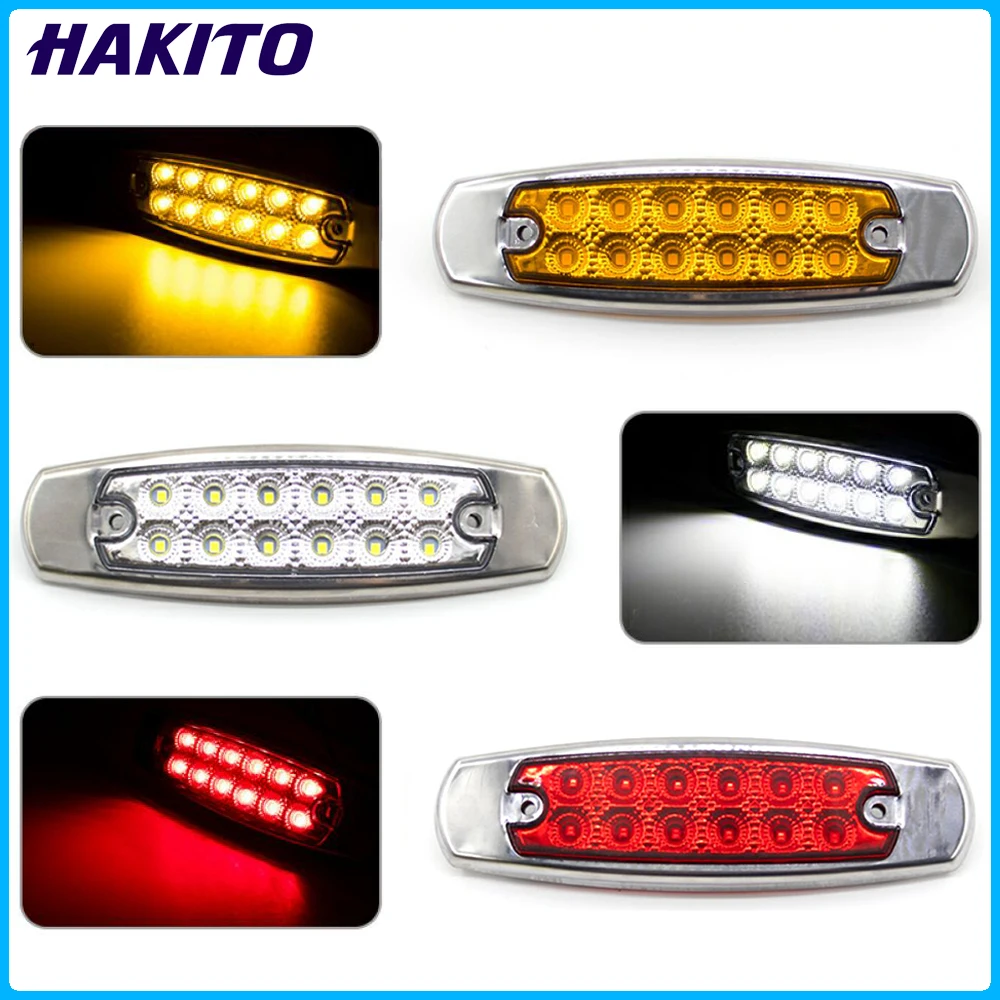 10pcs-12V-24V-12-LED-Car-Trucks-LED-Side-Marker-Lights-for-Truck ...