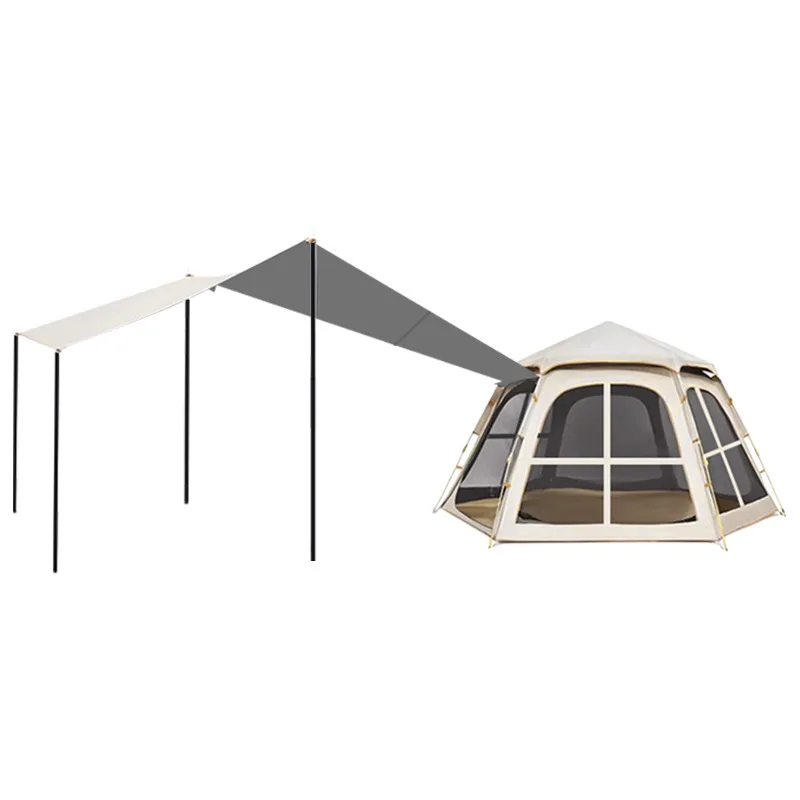 Tent outdoor 5-8 people fully automatic camping folding convenient ...