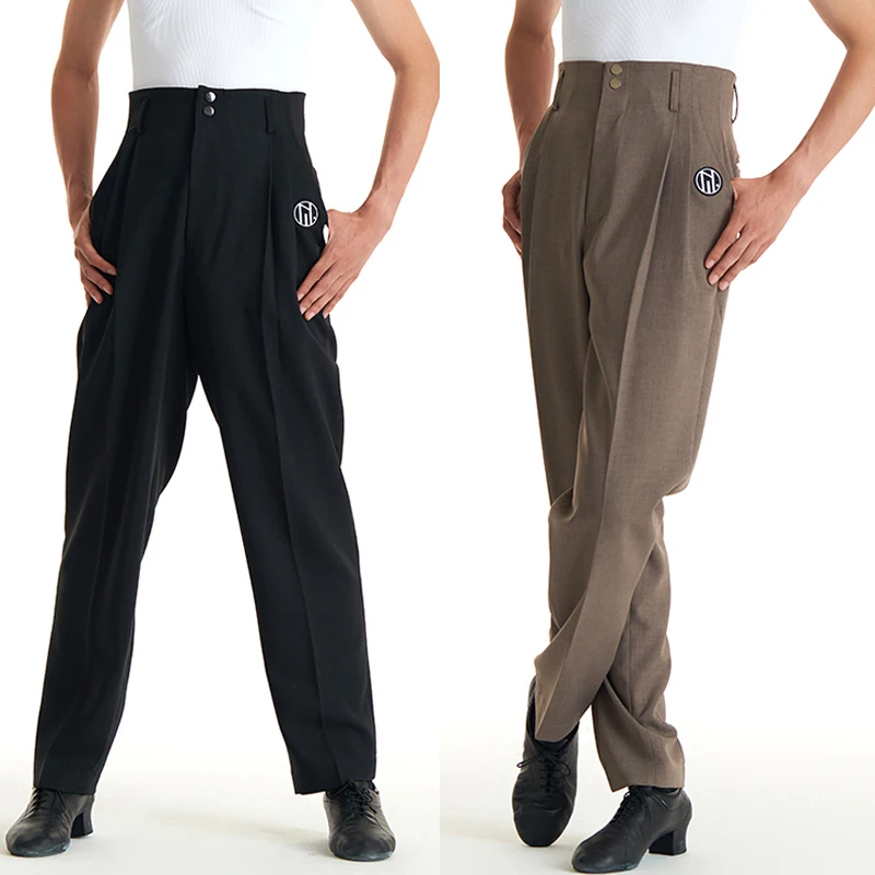 New-Latin-Dance-Pants-For-Men-Drawstring-Design-Trousers-Practice-Pants ...