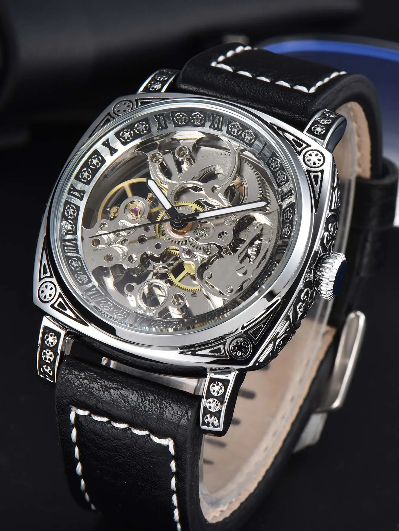 men-watches-2024-retro-style-automatic-watch-for-men-skeleton-carve ...