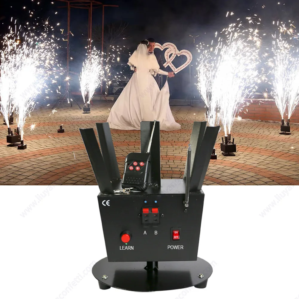 Wireless-Remote-Control-Rotate-Cold-Firework-Firing-System-Device ...