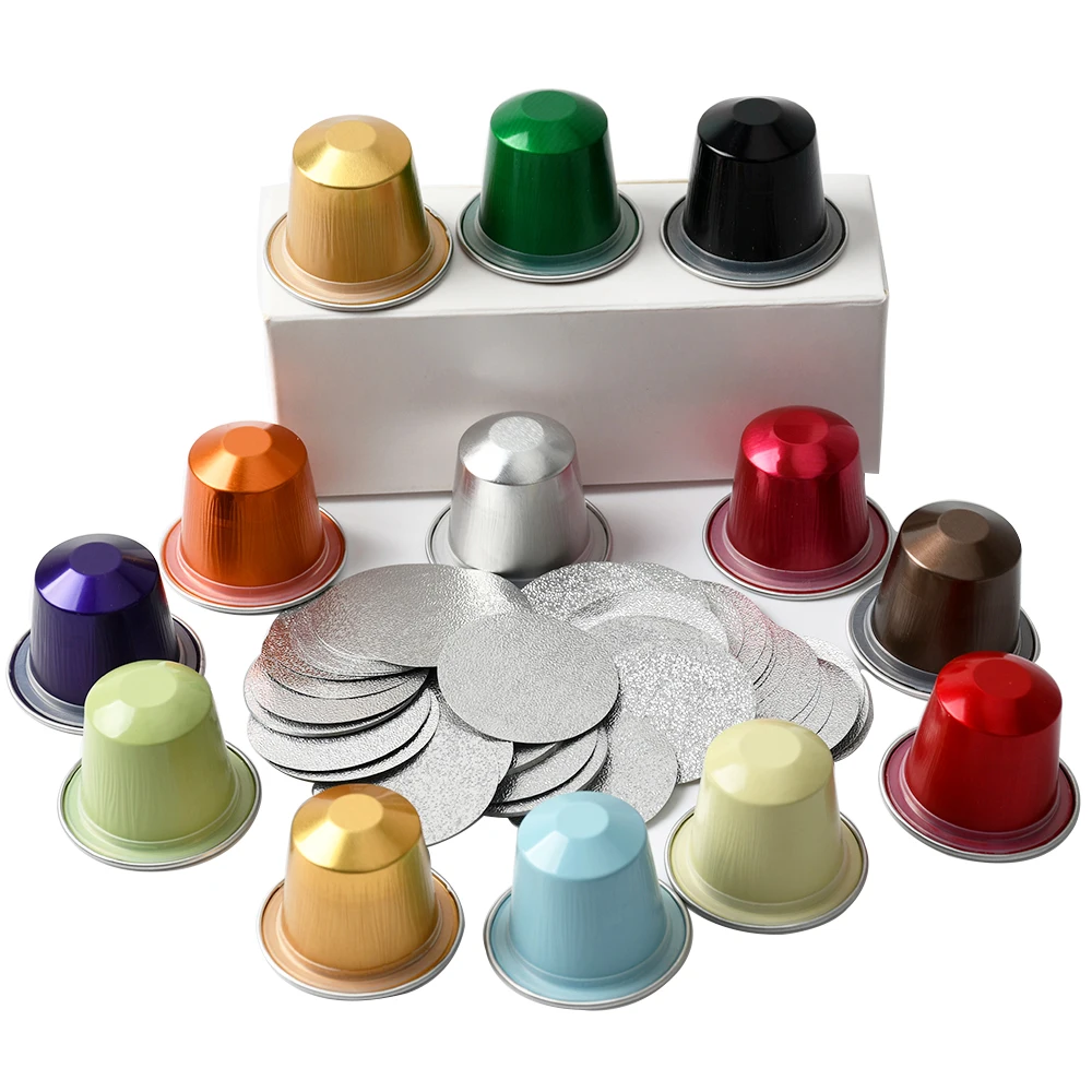 100pcs-Disposable-Nespresso-Compatible-Pods-Empty-Aluminum-Foil-Coffee ...
