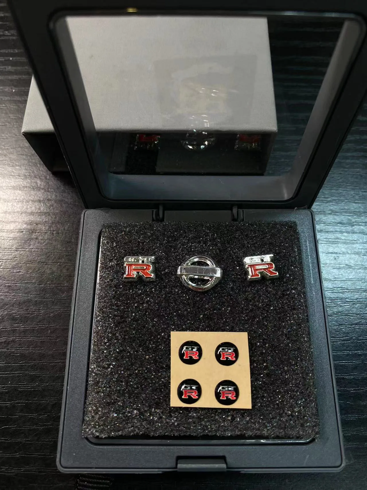 Metal "GTR" Logo Sticker +Steering Wheel Sticker for CAPO GTR R34 rc ...