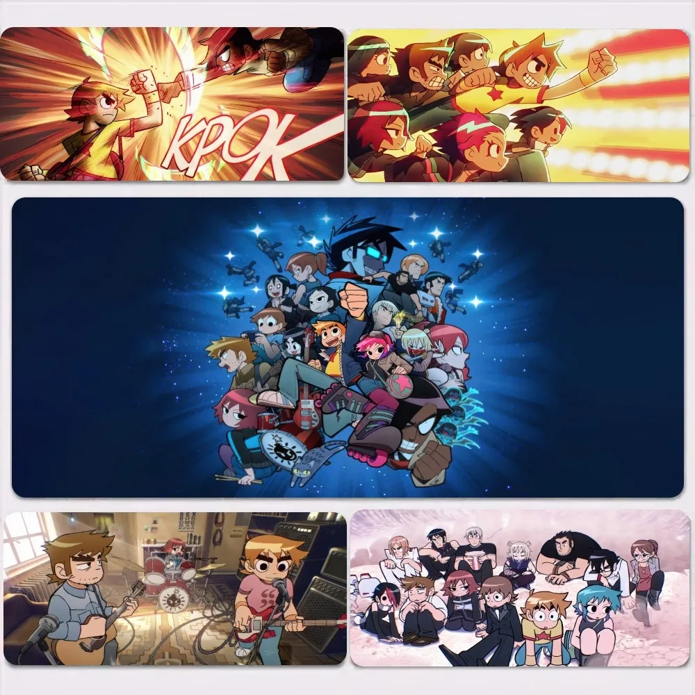 Scott-Pilgrim-Take-Off-Souris-Large-Gaming-Compute-PC-Keyboard-Polym ...