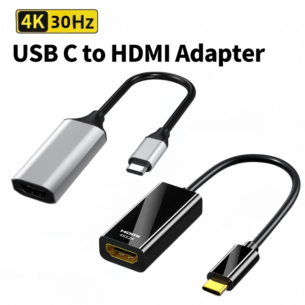 4K-USB-C-To-HDMI-compatible-Cable-Type-C-HDMI-Thunderbolt-3-Converter ...