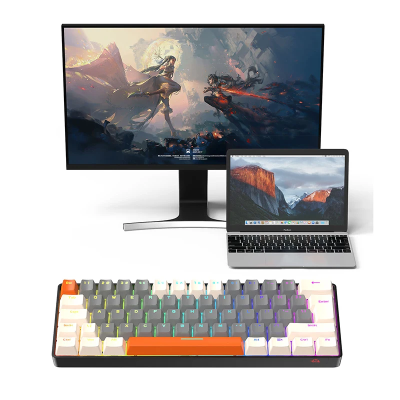 T60-Mini-mekanik-klavye-Gamer-i-in-arkadan-ayd-nlatmal-oyun-klavyesi-k ...